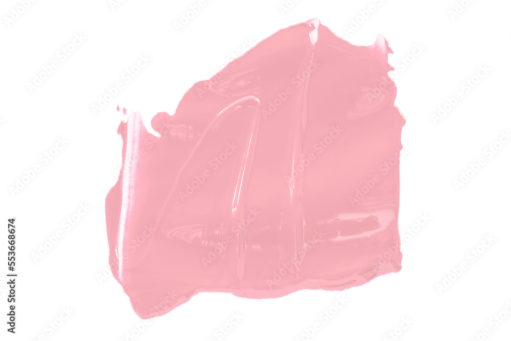 Shiny pink brush isolated on transparent background. pink watercolor ...