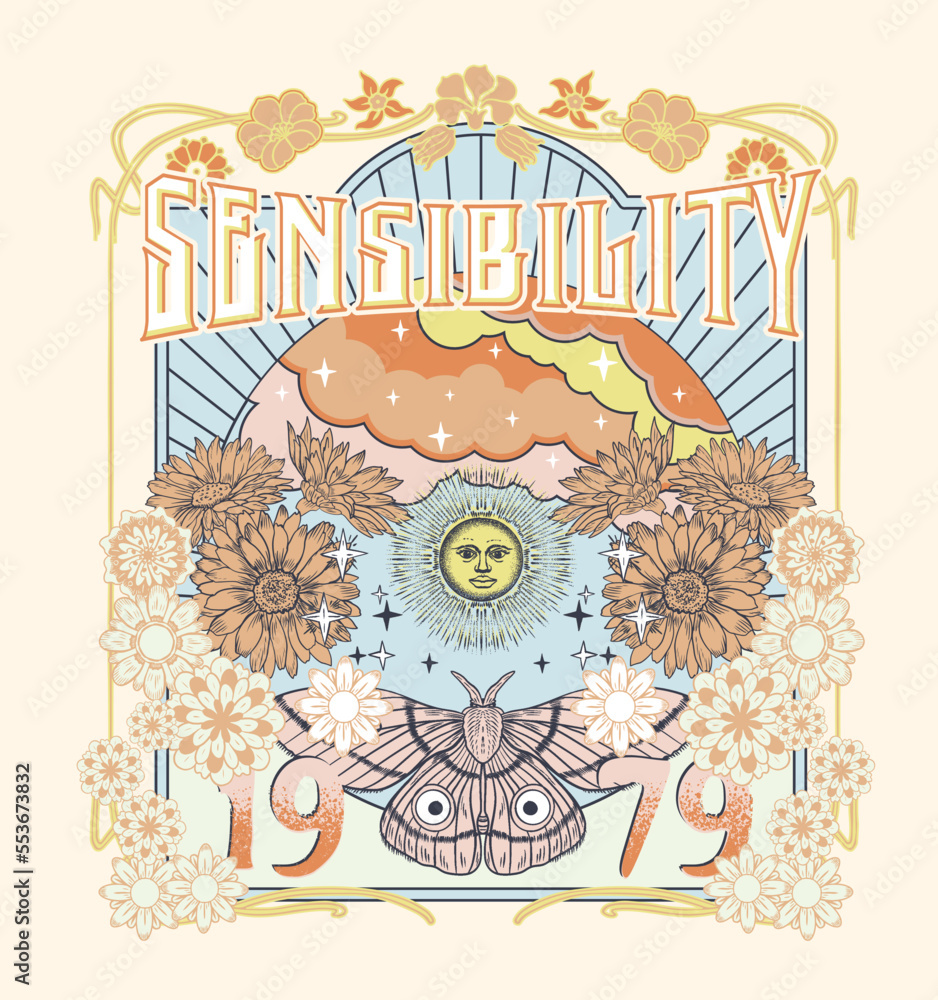 sensibility.Mystic order.Mystery slogan with mystical Snake ...