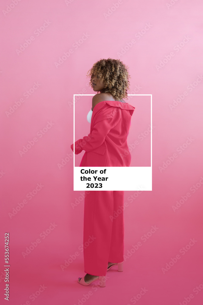 Color of the Year 2023 according to the Institute of Color Stock Photo ...