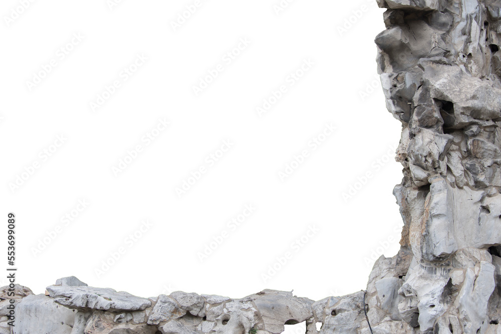 Isolated PNG cutout of a rock on a transparent background, ideal for ...