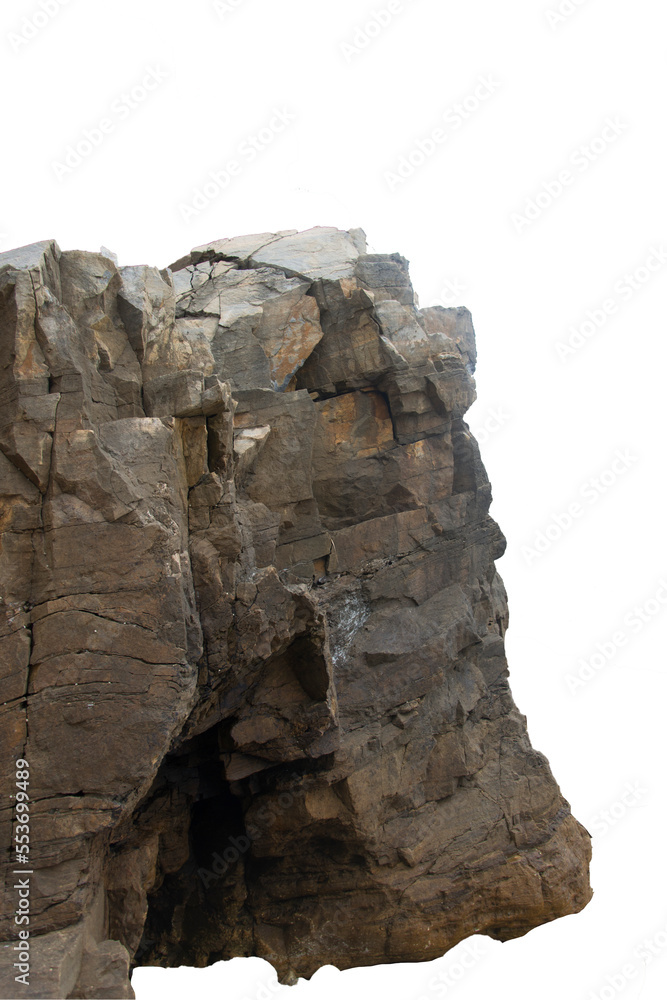 Isolated PNG cutout of a cliff on a transparent background, ideal for ...
