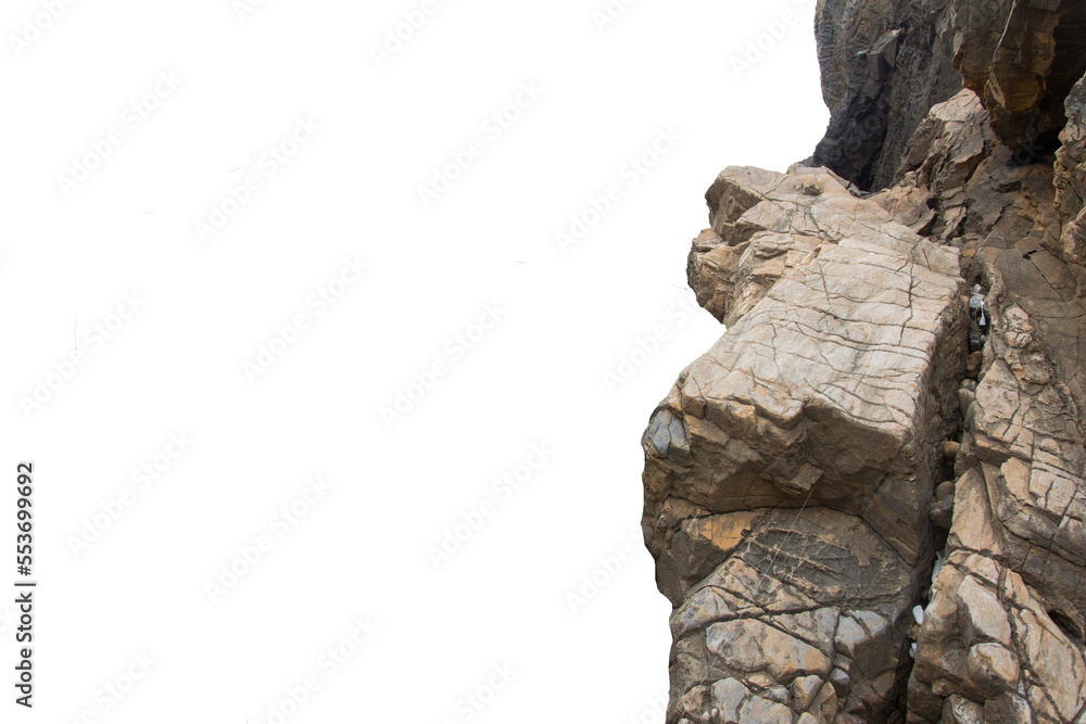 Isolated PNG cutout of a cliff on a transparent background, ideal for ...