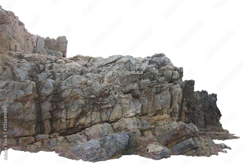Isolated PNG cutout of a rock on a transparent background, ideal for ...