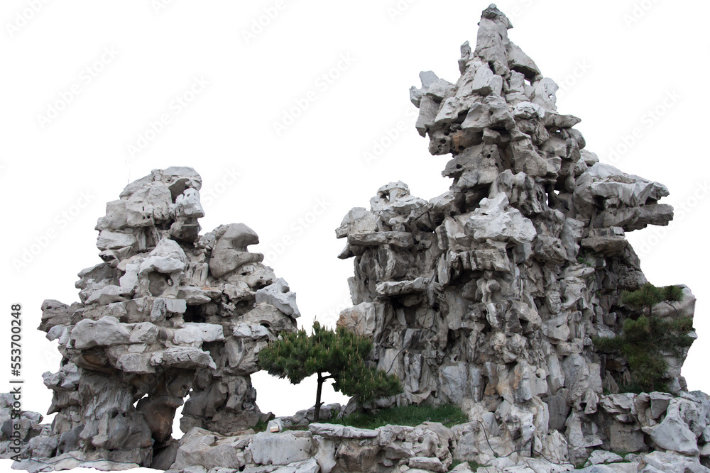 Isolated PNG cutout of a rock on a transparent background, ideal for ...