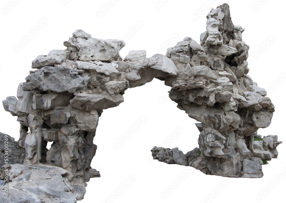 Isolated PNG cutout of a rock on a transparent background, ideal for ...