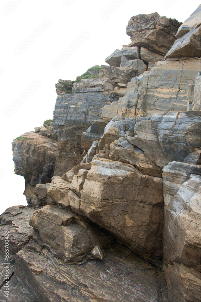 Isolated PNG cutout of a cliff on a transparent background, ideal for ...
