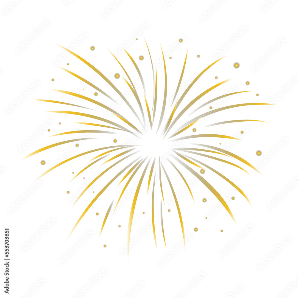 illustration of a fireworks Stock Illustration | Adobe Stock