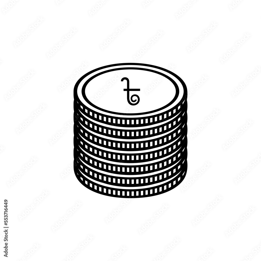 Bangladesh Currency Icon Symbol, Bangladeshi Taka, BDT Sign. Vector ...