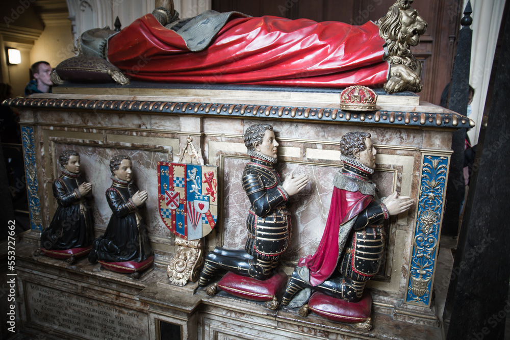 Poster Funeral effigy in Collegiate Church of St Peter at Westminster ...