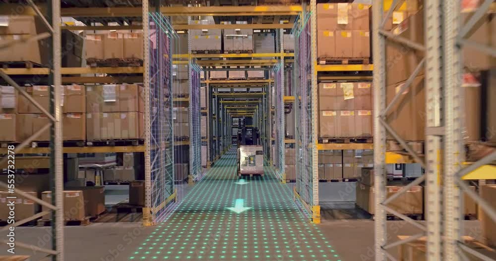 Visualization of artificial intelligence. Visualization of a modern ...