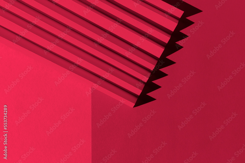 Viva Magenta color of the year 2023. Abstract crimson red color paper ...