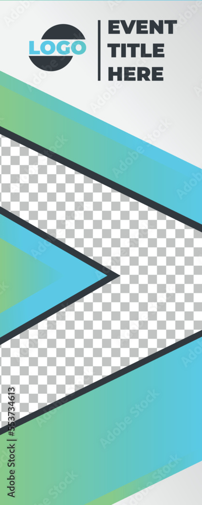 Vertical Banner Design Signboard Advertising RollUp Brochure Flyer ...