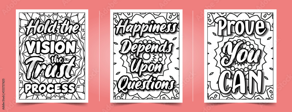 Motivational quotes adult coloring books, Inspirational quotes adult ...