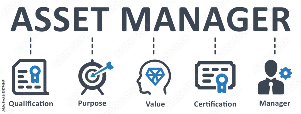 Asset Manager icon - vector illustration . asset, manager ...
