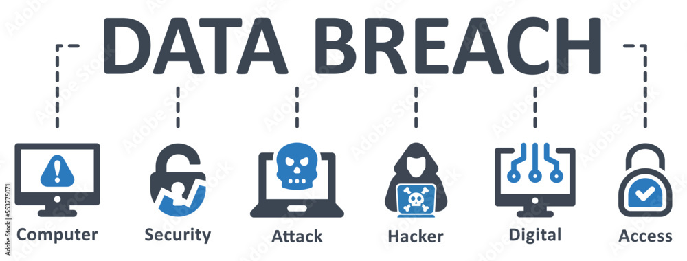 Data Breach icon - vector illustration . data, breach, computer ... Data Breach icon - vector illustration . data, breach, computer ...