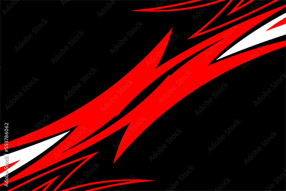Design vector racing background with a unique pattern of stripes and a ...