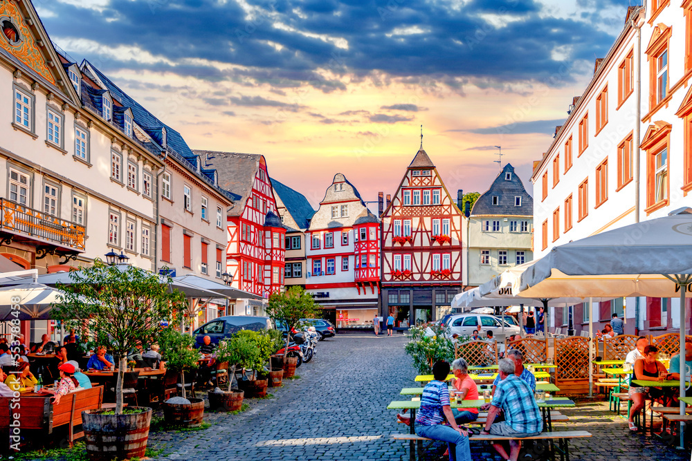 Altstadt, Limburg an der Lahn, Hessen, Deutschland Stock Photo | Adobe ...