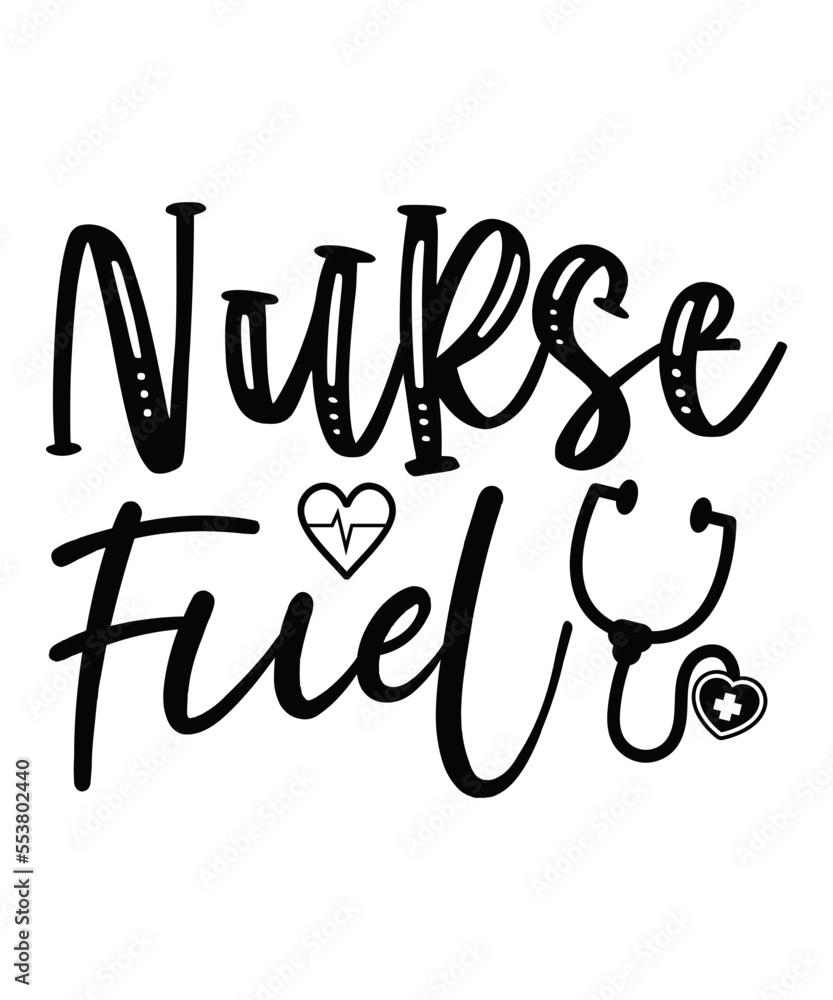 Vetor de Nurse svg bundle Nurse Bundle SVG, Nurse Quotes SVG, Doctor ...