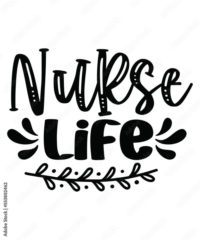 Vetor de Nurse svg bundle Nurse Bundle SVG, Nurse Quotes SVG, Doctor ...