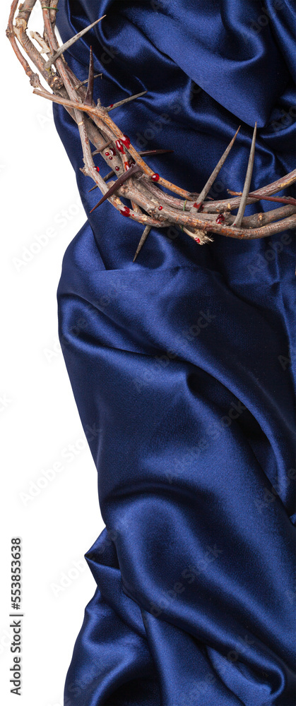 Crown Of Thorns And Purple Robe, Crucifixion Of Jesus Christ Stock ...