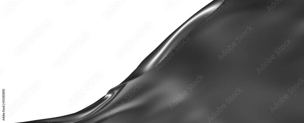 Abstract silver Minimal Exterior Design. Creative Architectural Concept ...