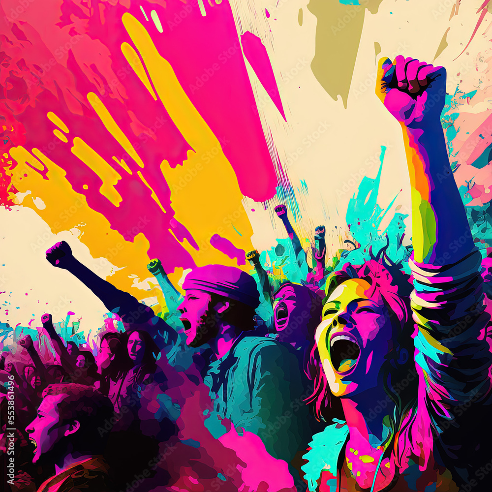 Rally for equal rights, diversity, equality Activism created with ...