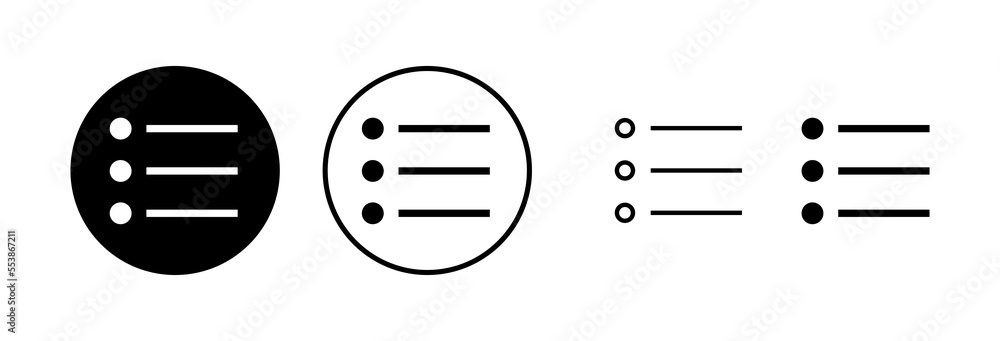 Menu Icon vector illustration. web menu sign and symbol. hamburger menu ...