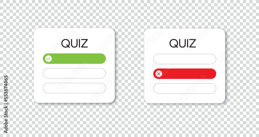 Instagram Stories Quiz Sticker. Popular Social Media Sticker, Button ...
