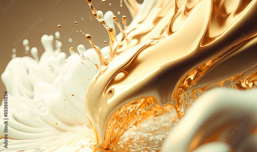 Abstract luxury swirling gold background. Quirky motion background ...