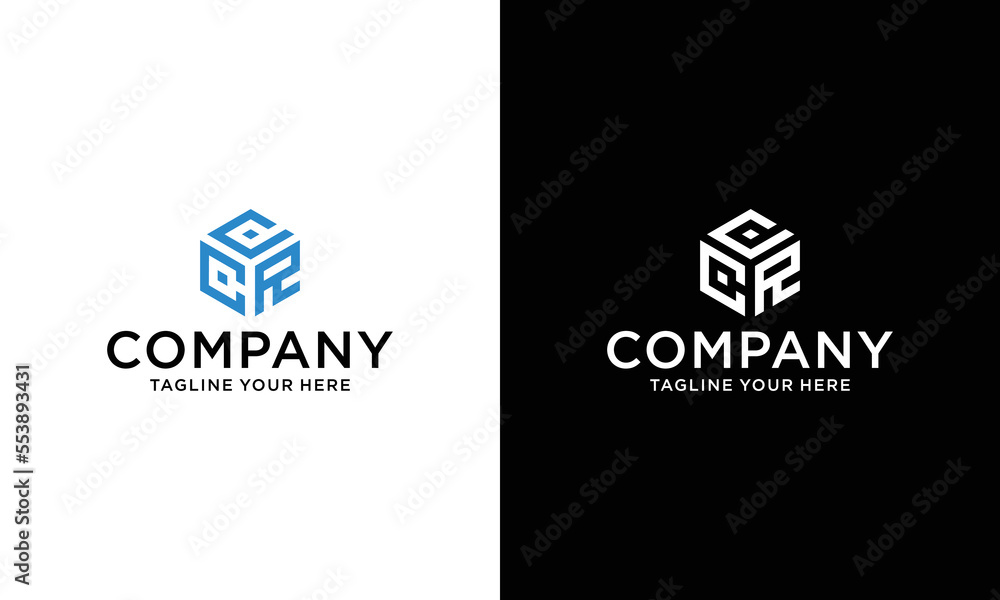 CRD CDR initial letters loop linked hexagon monogram logo Stock Vector | Adobe Stock
