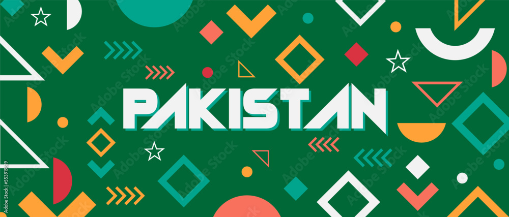 Banner for Independence day of Pakistan on 14th august. Pakistan ...