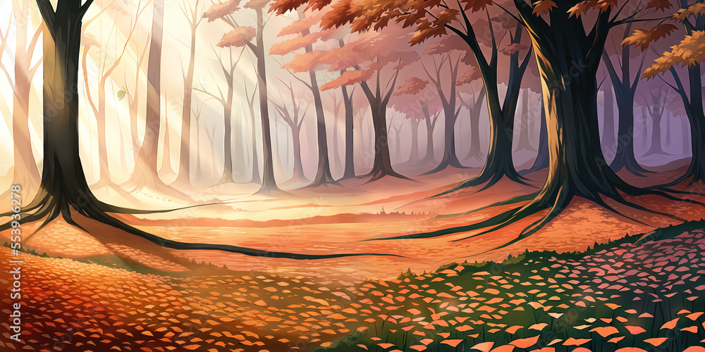2D Visual Novel: Fantasy Nature Vol. 1 - Stylized Anime Background ...