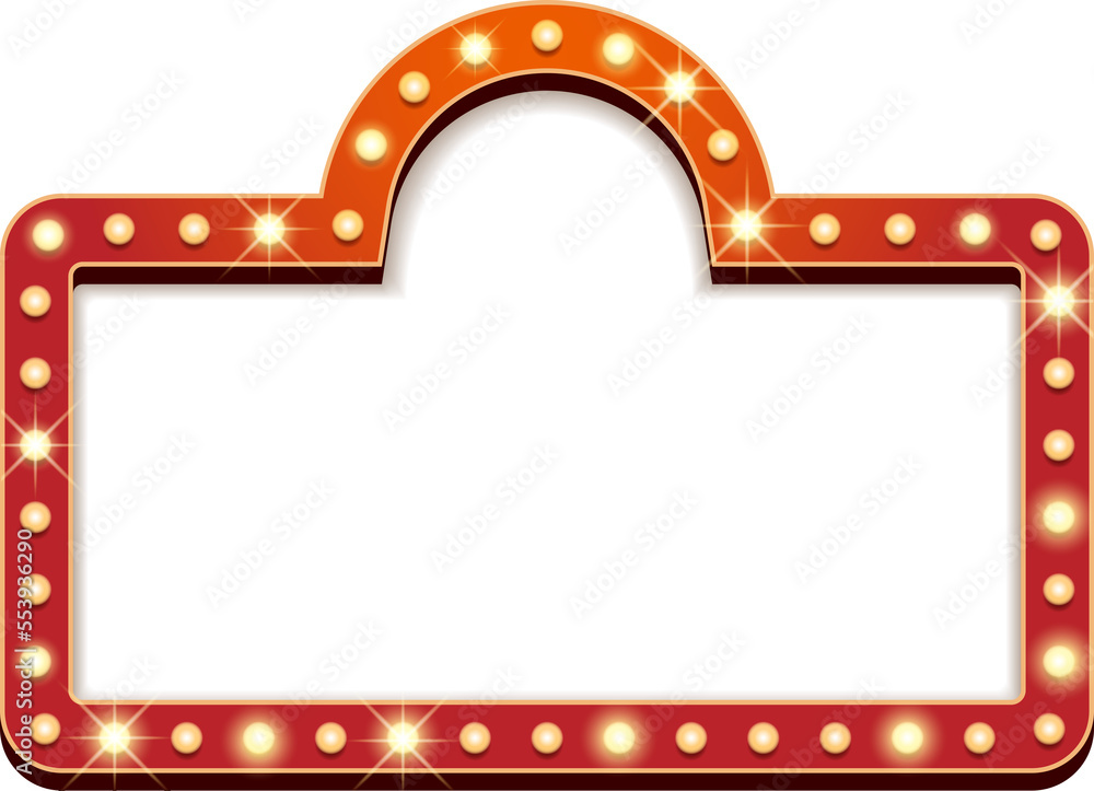 cinema theater frame Stock Illustration | Adobe Stock