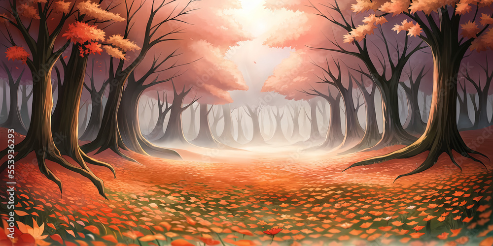2D Visual Novel: Fantasy Nature Vol. 1 - Stylized Anime Background ...