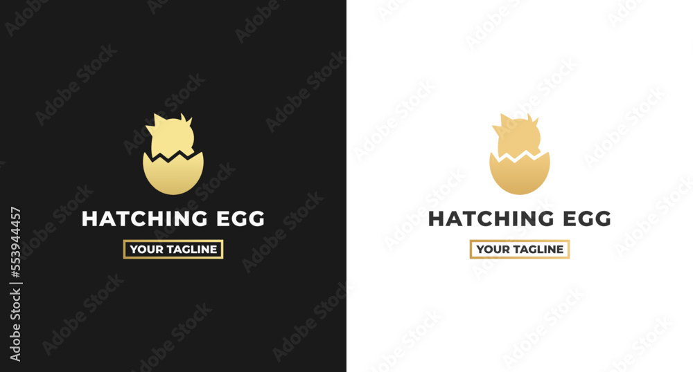 Vetor de hatching egg logo or best hatching egg logo isolated. best ...