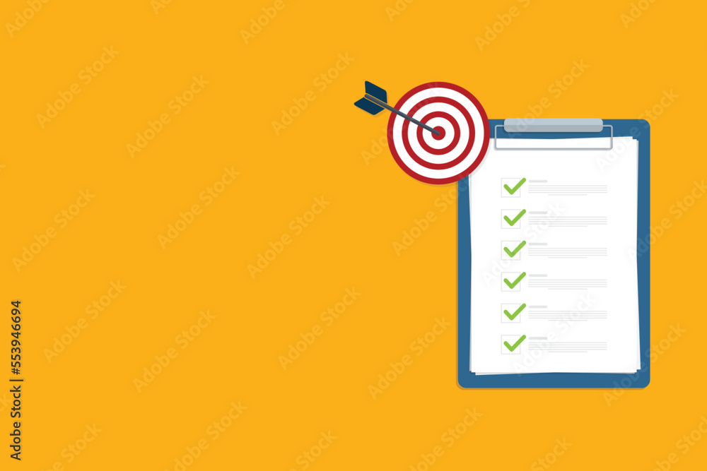 Assignment target. Clipboard, checklist. Project task management and ...