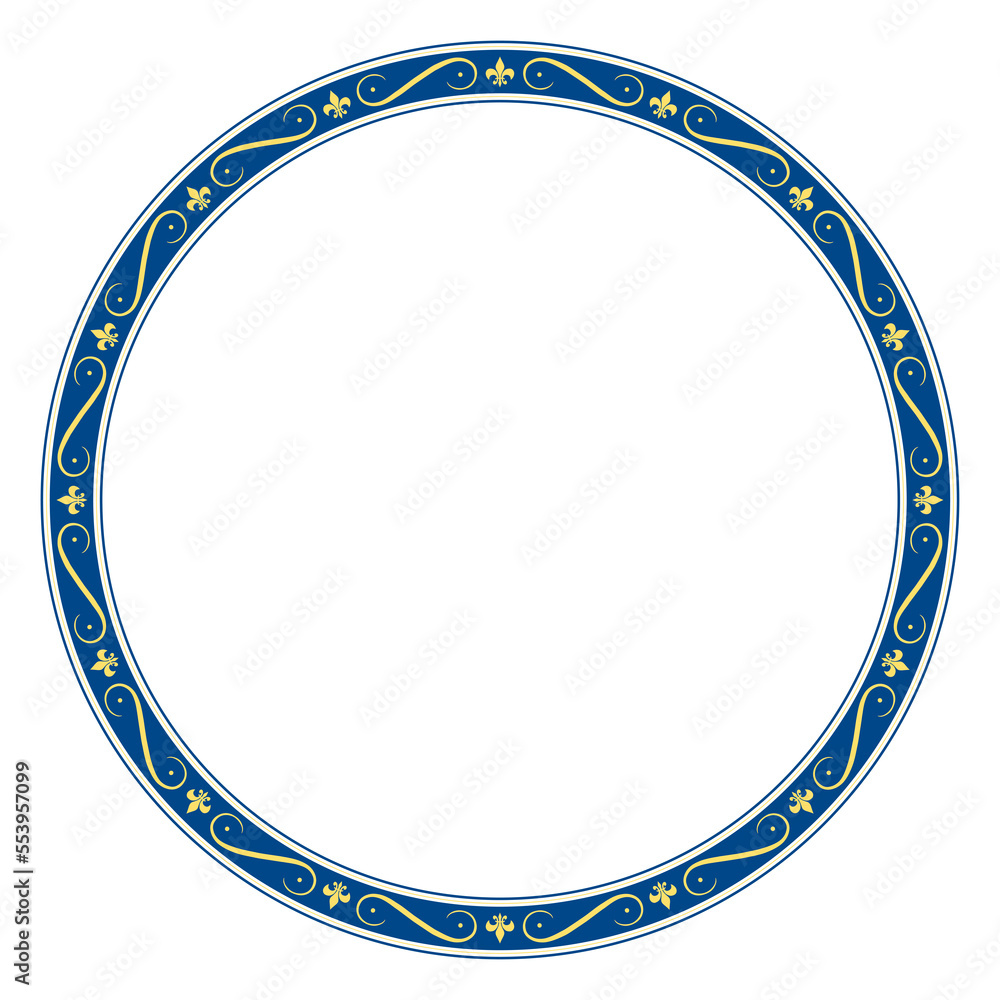 vintage circle frame png file Stock Illustration | Adobe Stock