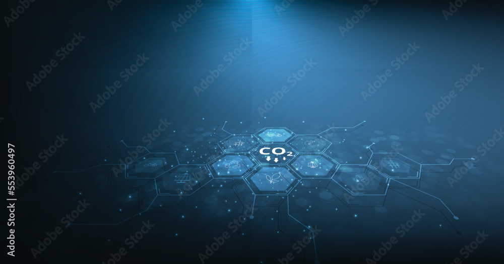 Reduce CO2 emissions to limit global warming design. Lower CO2 levels ...