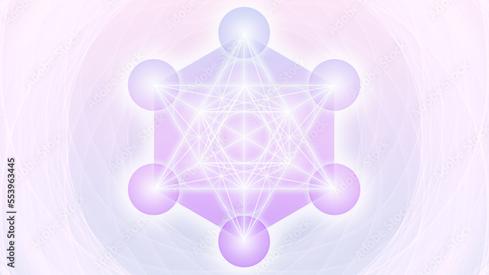 Archangel Metatron's Cube Sacred Geometry, Thumbnail, Cover Image Stock ...