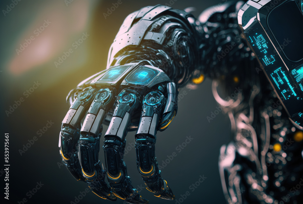 Hi tech robotic control arm hand robot for artificial hand robot ...