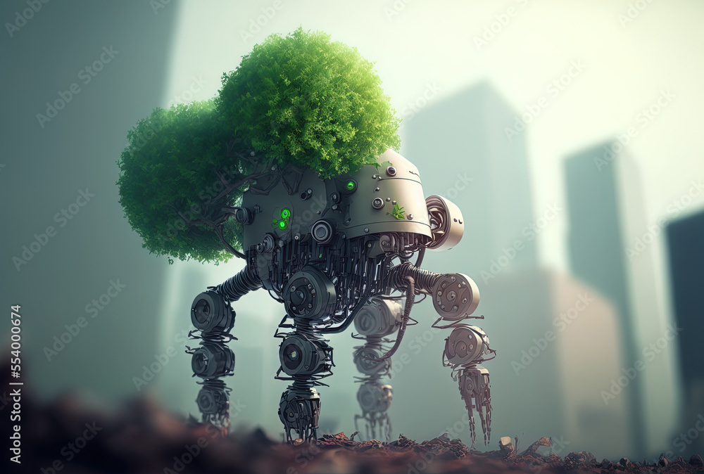 Robotic tree planting in the face of air pollution and climate change ...