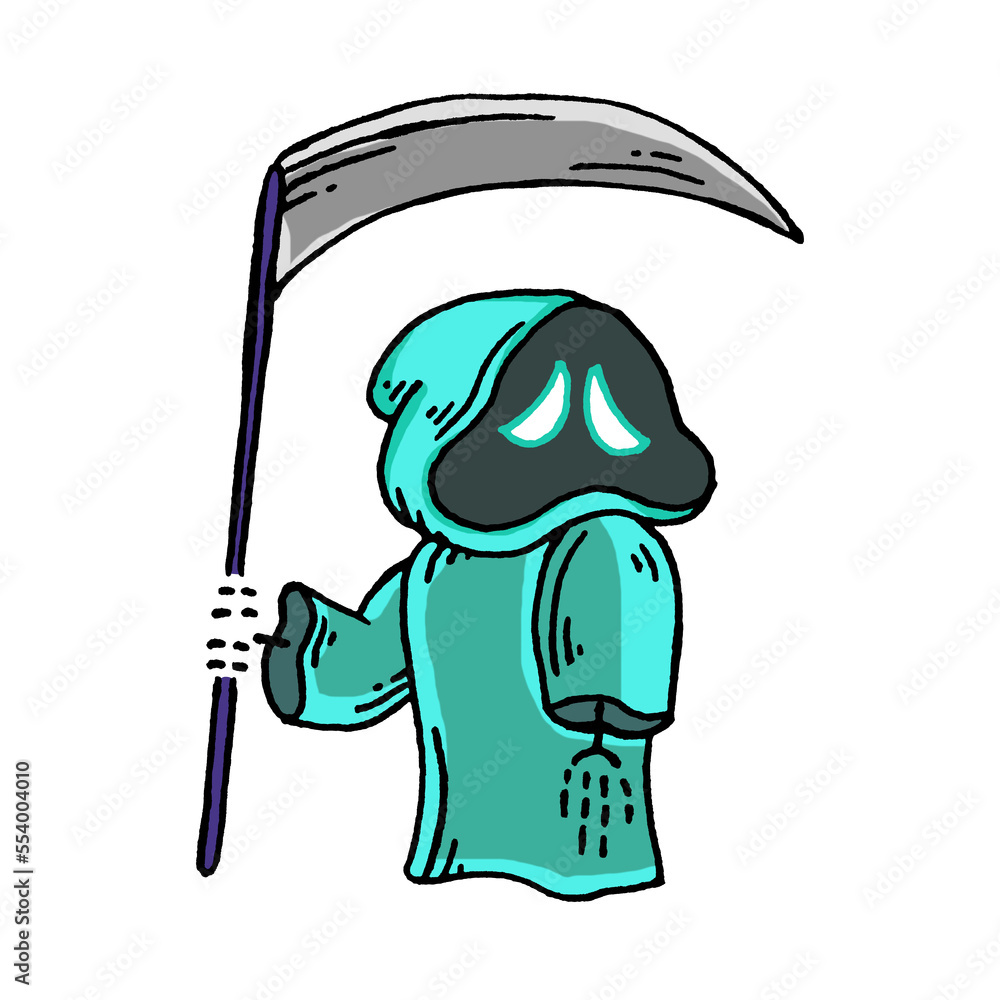Cartoon Angel of Death Clipart Stock Illustration | Adobe Stock