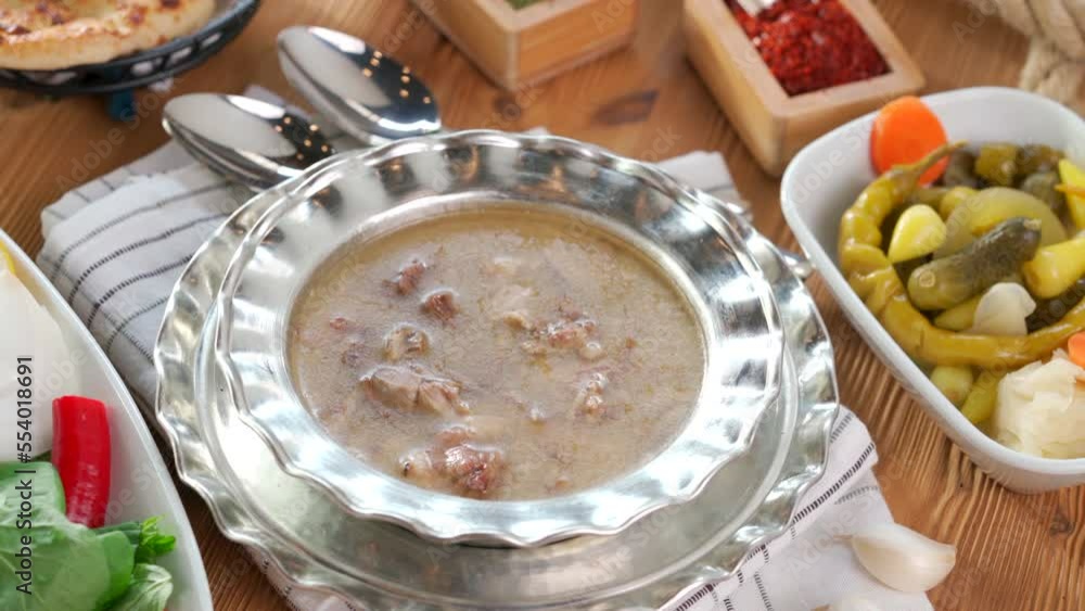 Turkish kelle paça, ayak paça, beyin paça, işkembe, ezogelin, mercimek ...