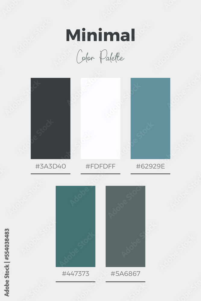 Trendy color swatches. Collection palettes of color swatches for ...