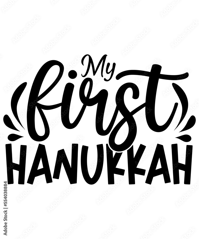 Hanukkah SVG Bundle, Funny Hanukkah Svg, Hanukkah Jewish Svg, Happy ...