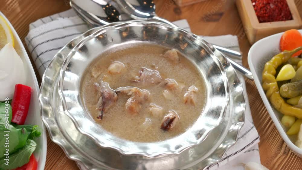 Turkish kelle paça, ayak paça, beyin paça, işkembe, ezogelin, mercimek ...