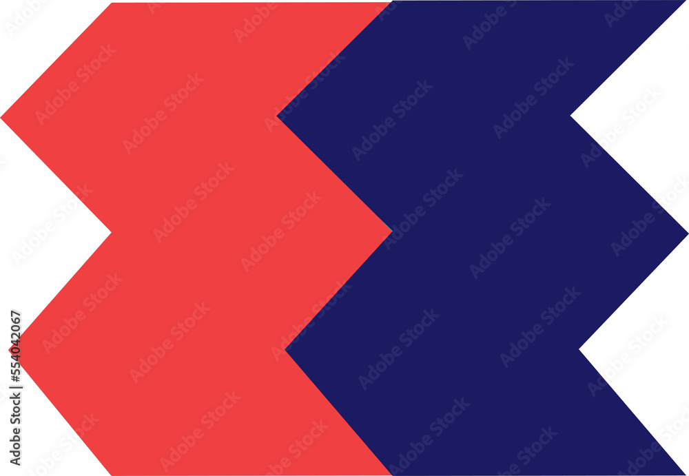 Abstract zig zag geometric design element Stock Illustration | Adobe Stock