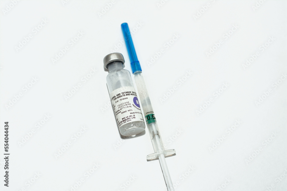 Cairo, Egypt, December 12 2022: Diphtheria Tetanus Vaccine for ...