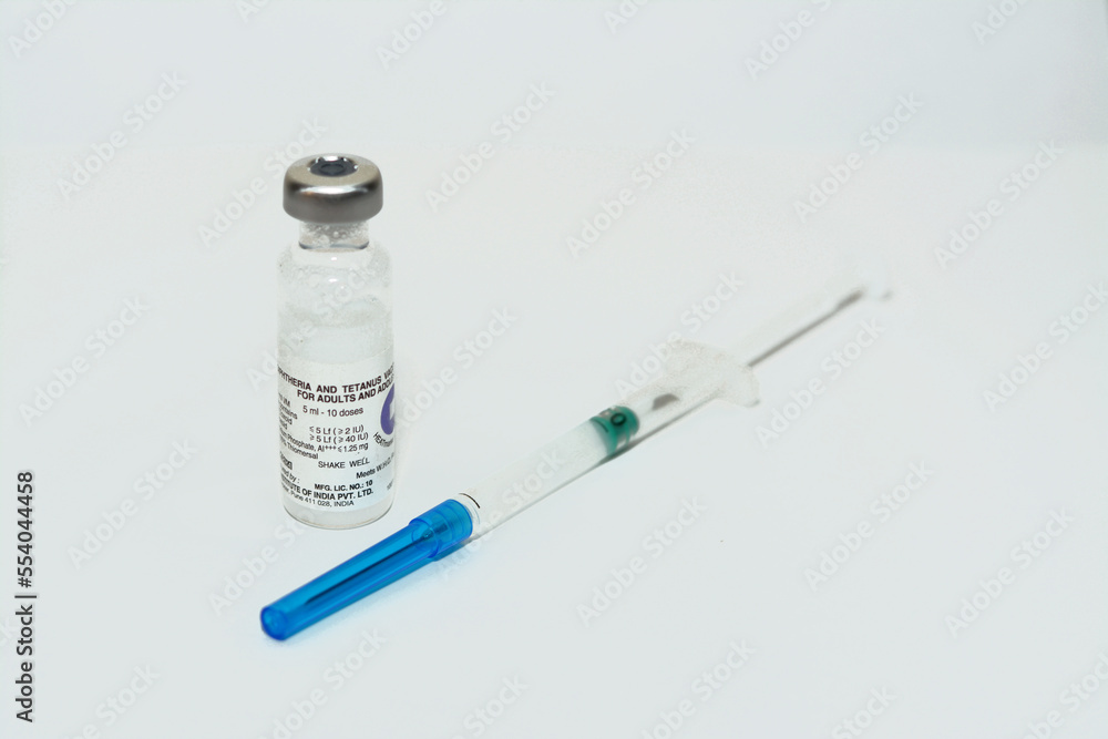 Cairo, Egypt, December 12 2022: Diphtheria Tetanus Vaccine for ...