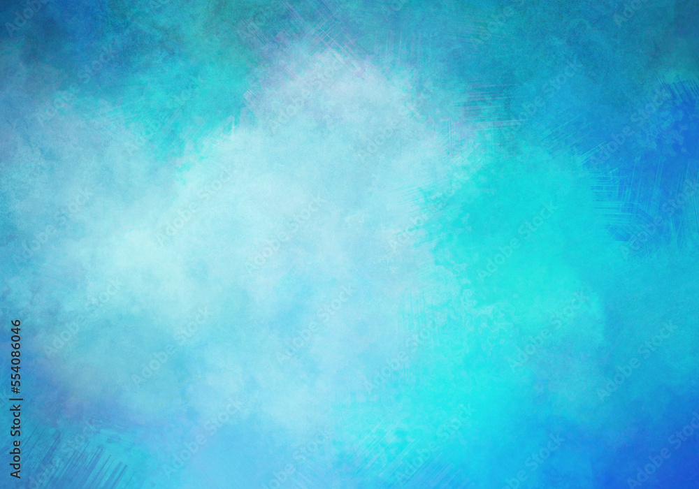 Vintage soft blue watercolor liquid clean background with spots and ...